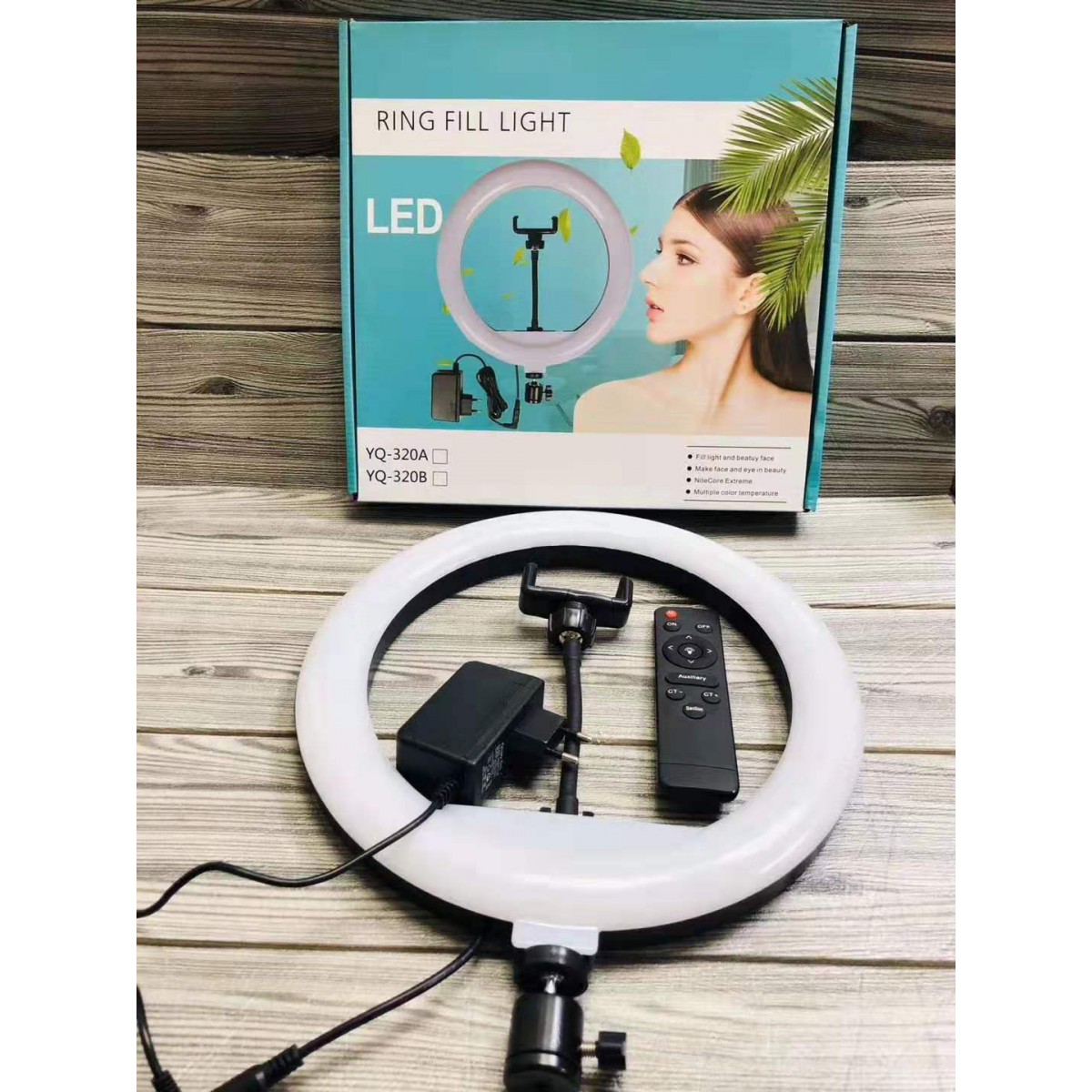 Iluminador Led Ring Fill Light Profissional 30cm Yq - 320a