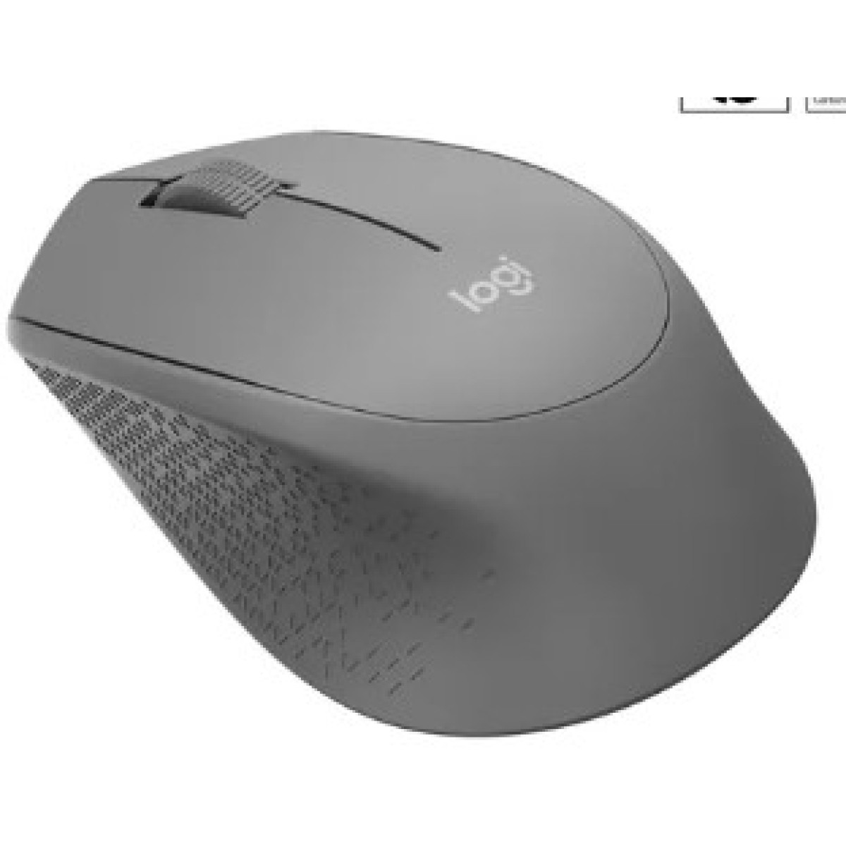 Mouse Logitech sem fio rc mano cinza m280